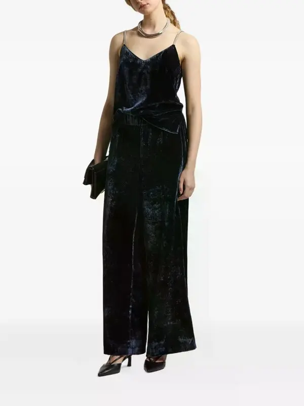Peserico Wide-leg Velvet Trousers