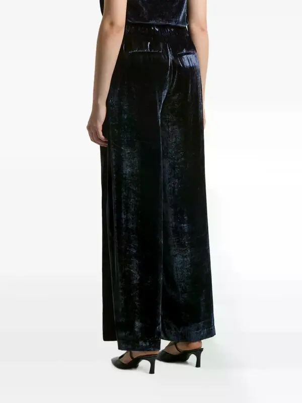 Peserico Wide-leg Velvet Trousers