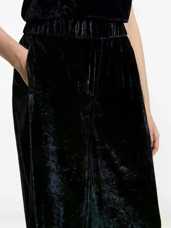 Peserico Wide-leg Velvet Trousers