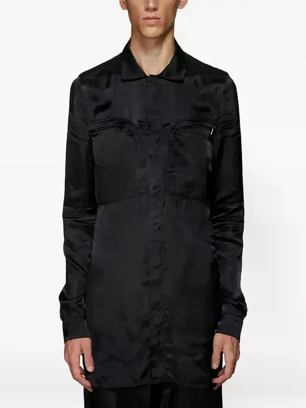 Rick Owens Cutaway Collar Shirt