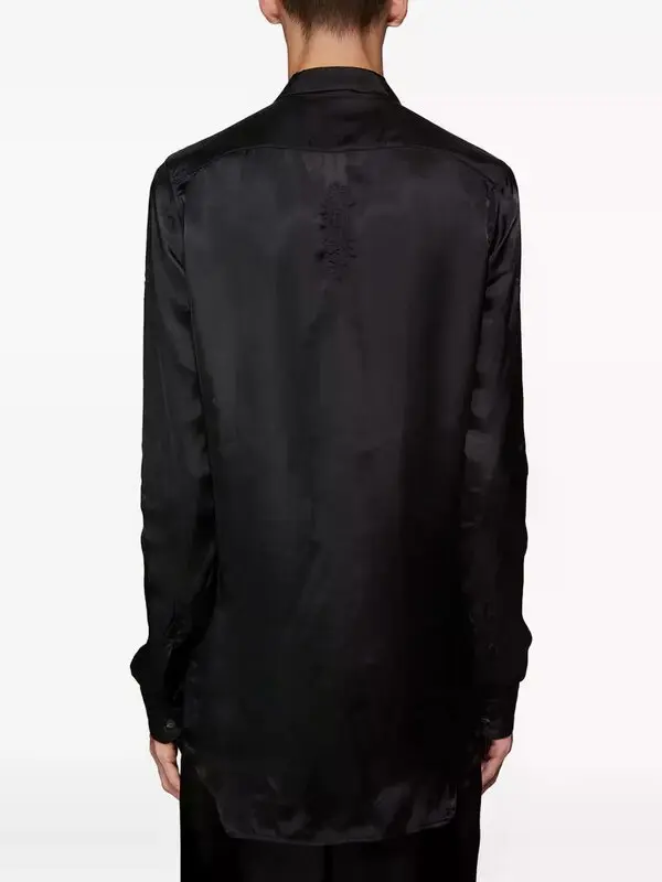 Rick Owens Cutaway Collar Shirt