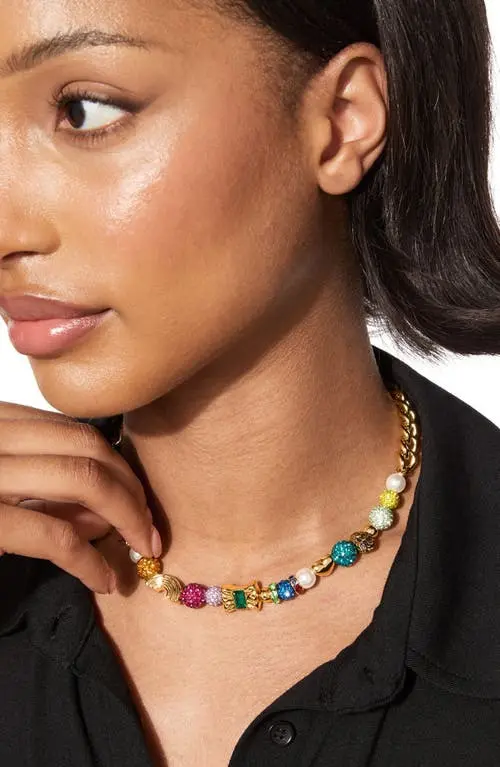 Kurt Geiger Mixed Bead Collar Necklace