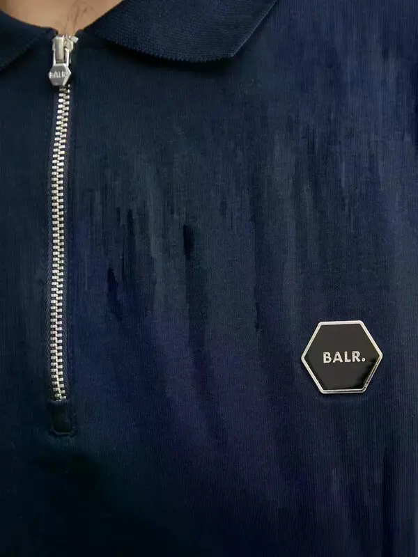 BALR. Half-zip Logo T-shirt
