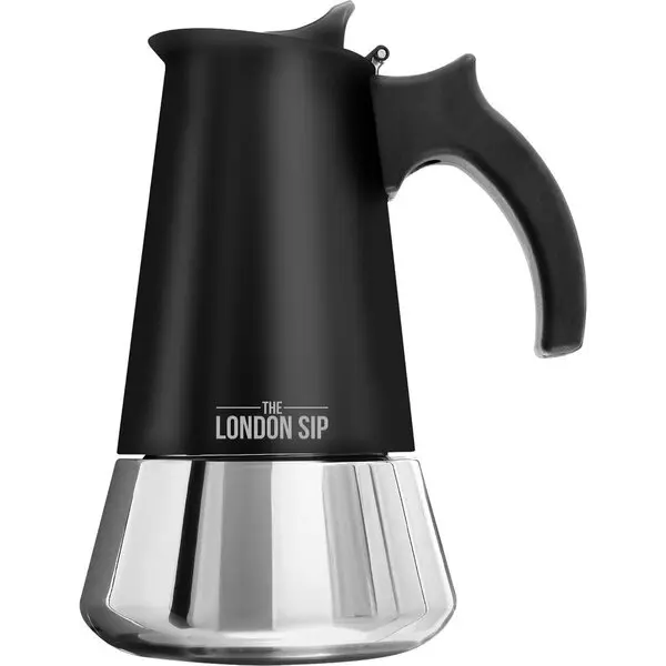 LONDON SIP Stainless Steel Espresso Maker - Black