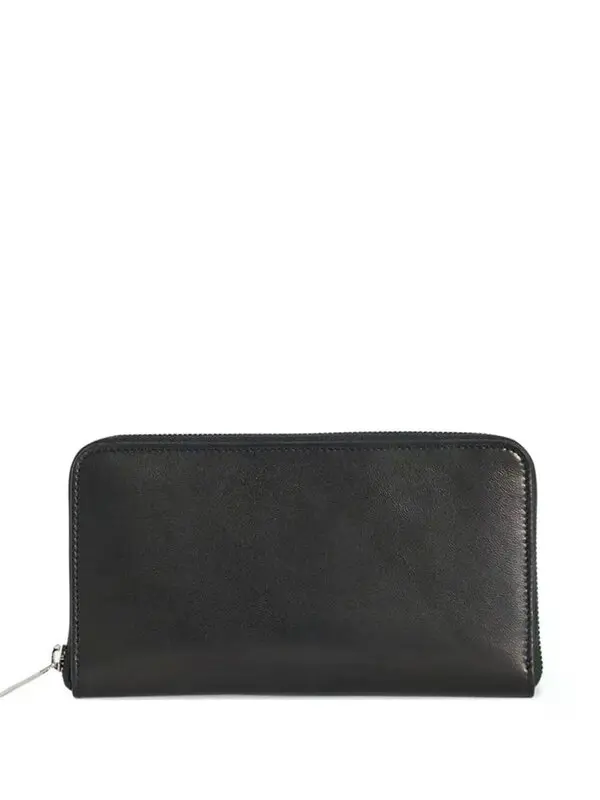 THE ROW Leather Wallet - Black