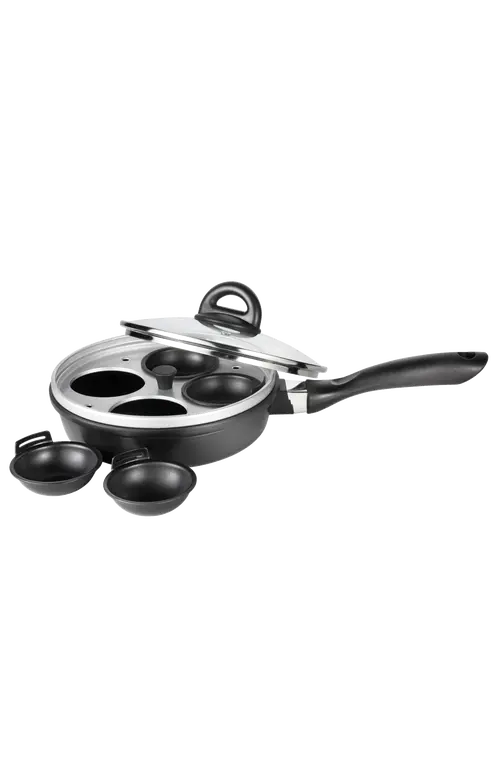 CUISINE::PRO Stone™ 1.3 Qt 4-egg Poacher With Lid