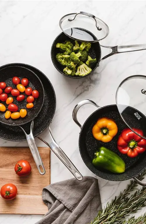 CUISINE::PRO® Ironroc™ 6-piece Cookware Set