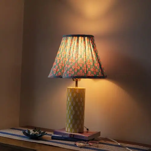 MELA ARTISANS Handblocked Lampshade