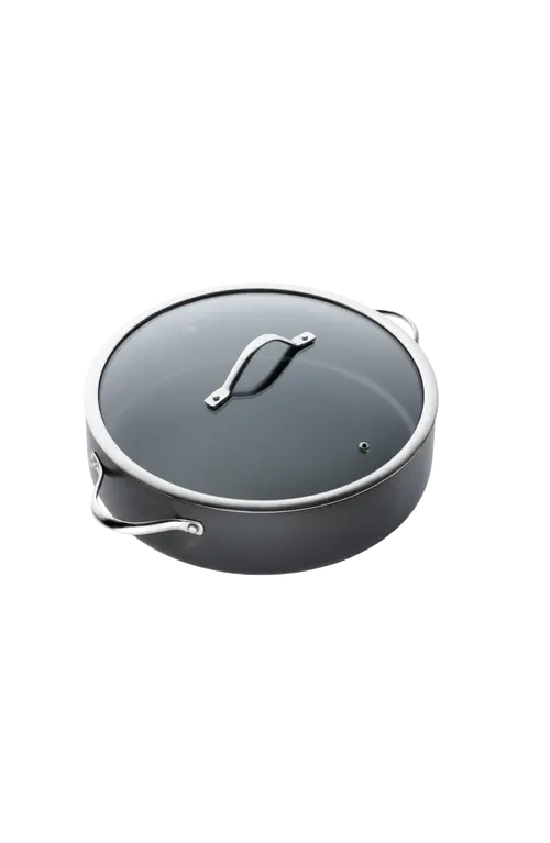 CUISINE::PRO® Id3® Sauté Pan With Lid 7.2 Qt - Black
