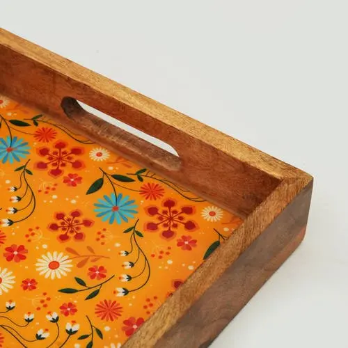 MELA ARTISANS Bloom Inlay Tray