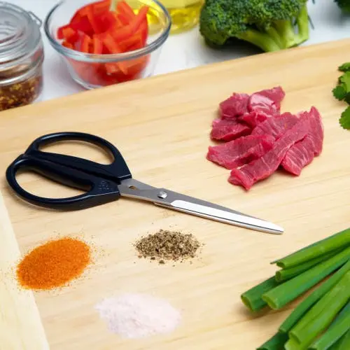 JOYCE CHEN Deluxe Unlimited Kitchen Scissors - Dark Navy