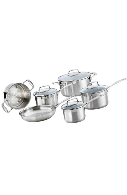CUISINE::PRO® Iconix™ 10-piece Cookware Set - Silver