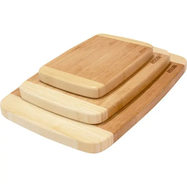 JOYCE CHEN Burnished Cutting Board Set - Bamboo