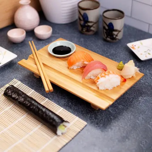 JOYCE CHEN Burnished Sushi Board Set