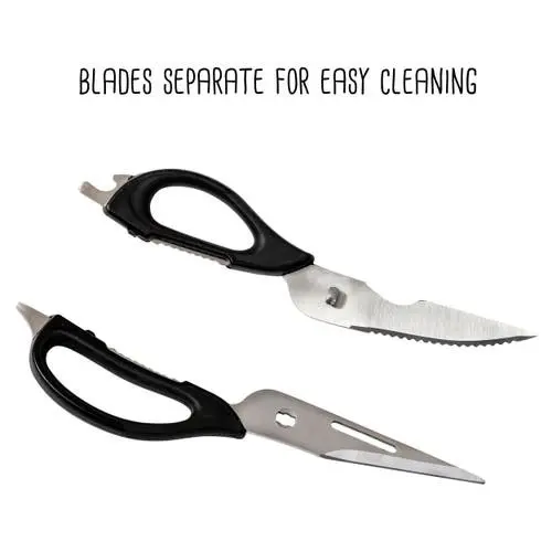 JOYCE CHEN Multi-use Kitchen Shears - Black