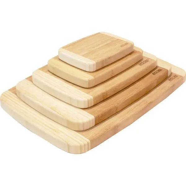 JOYCE CHEN Burnished Cutting Board Set - Bamboo