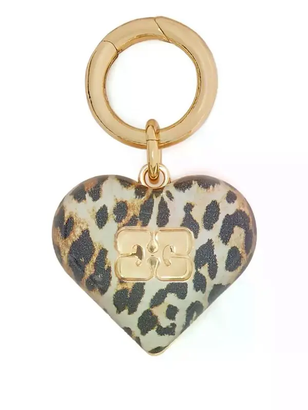 GANNI Heart Keyring
