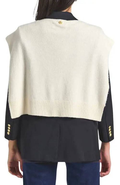 Derek Lam 10 Crosby Wool Blend Shrug