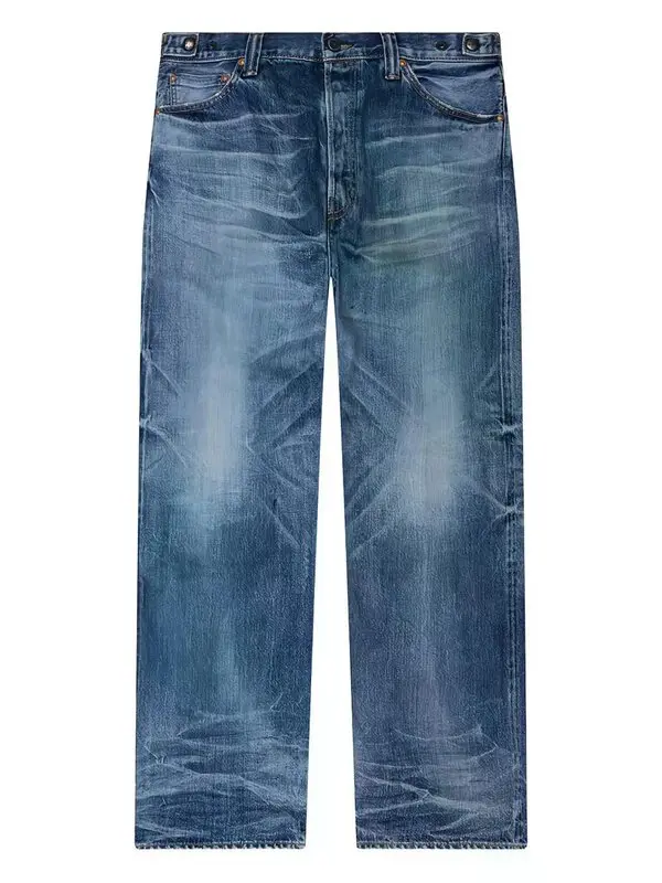 Mastercraft Union Showa Straight Leg Jeans - Blue
