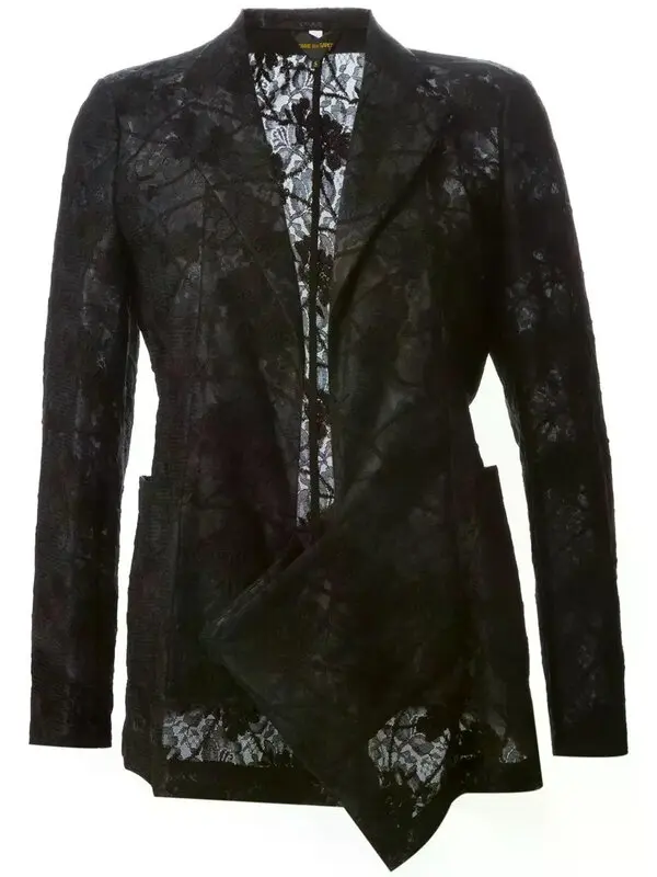Comme Des Garçons Lace Embroidered Jacket