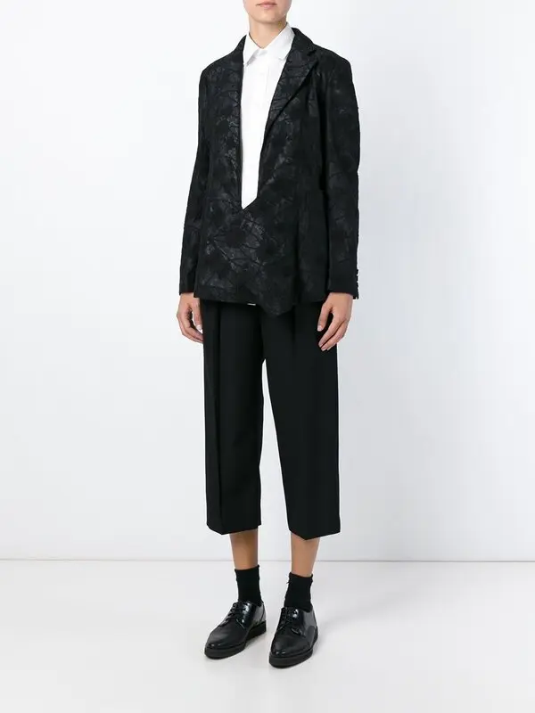 Comme Des Garçons Lace Embroidered Jacket