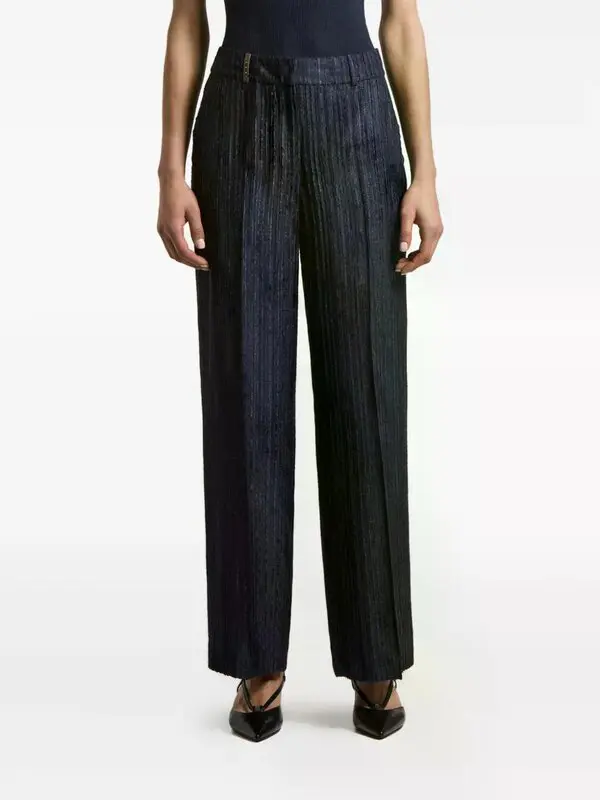 Peserico Pleated-texture Trousers