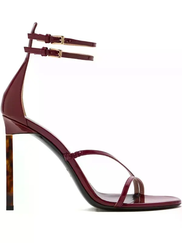 TOM FORD 110mm Double-buckle Tortoiseshell-heel Sandals