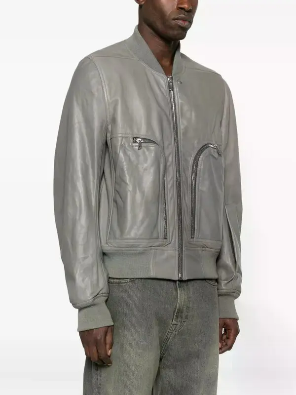 Rick Owens Bauhaus Flight Leather Jacket