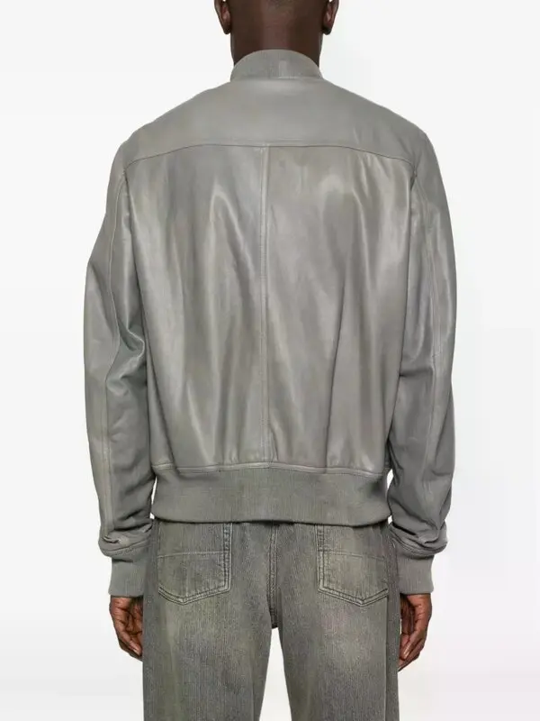 Rick Owens Bauhaus Flight Leather Jacket
