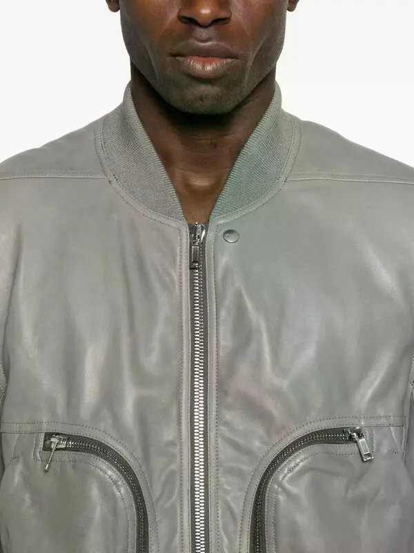 Rick Owens Bauhaus Flight Leather Jacket