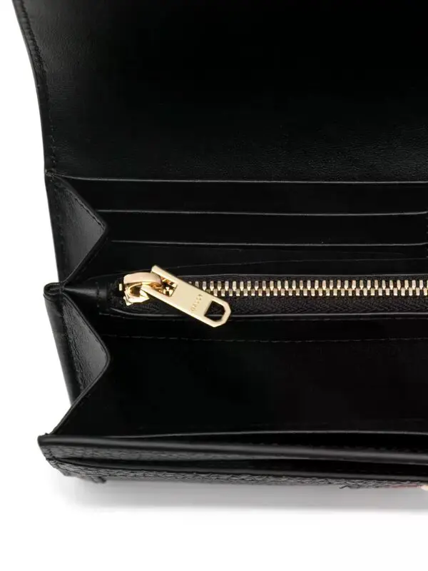 Bally Ribbon-detail Flap Wallet