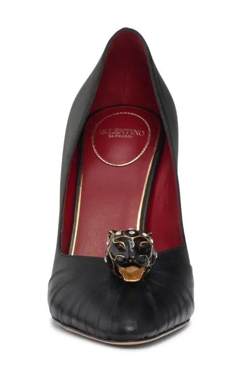 Valentino Garavani Panther Pointed-toe Pumps