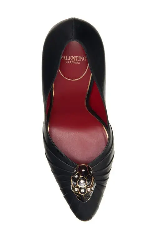 Valentino Garavani Panther Pointed-toe Pumps