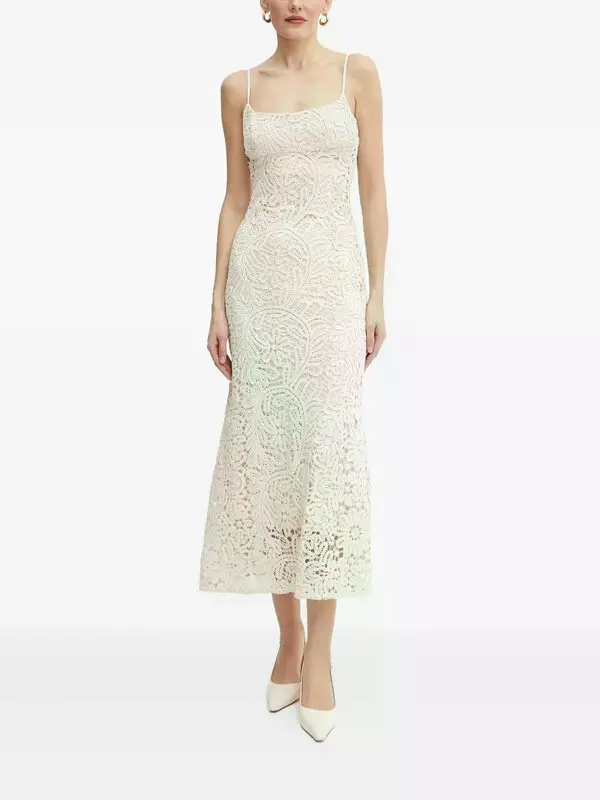 Bardot Lace-patterned Midi Dress