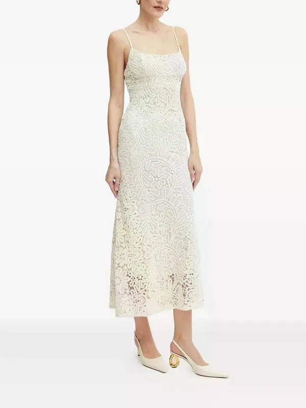 Bardot Lace-patterned Midi Dress
