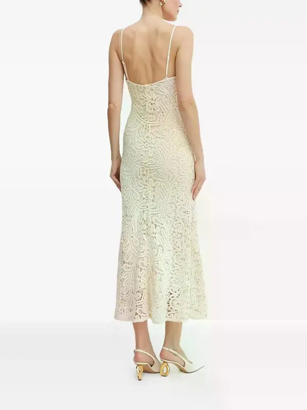 Bardot Lace-patterned Midi Dress