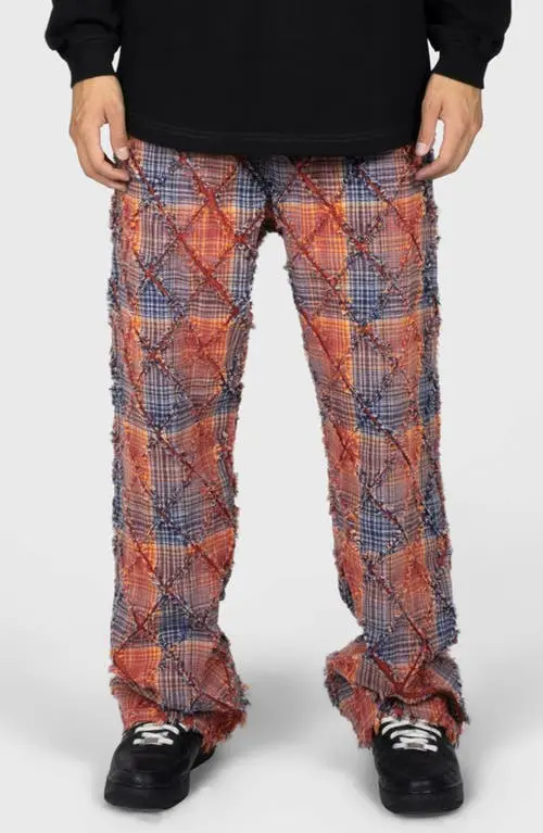 PLEASURES Mystic Flannel Pants - Orange