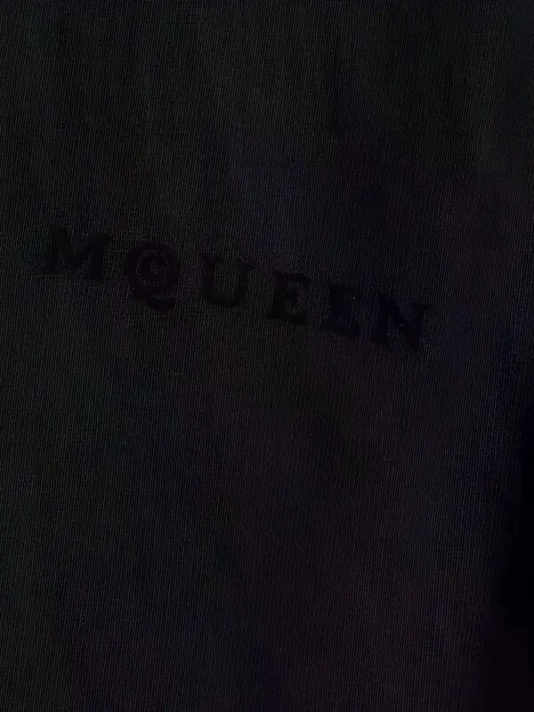 Alexander McQueen Zip-up Cotton Hoodie - Black
