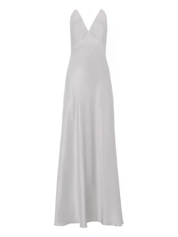 IL VOLO Muse Maxi Dress - Silver