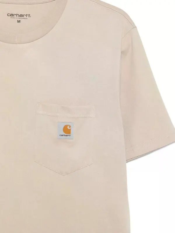 Carhartt Work In Progress Pocket Short-sleeve T-shirt - Neutrals