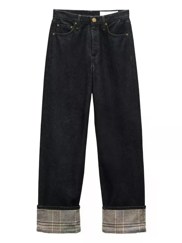 Rag & Bone Shea Checked-cuff Jeans