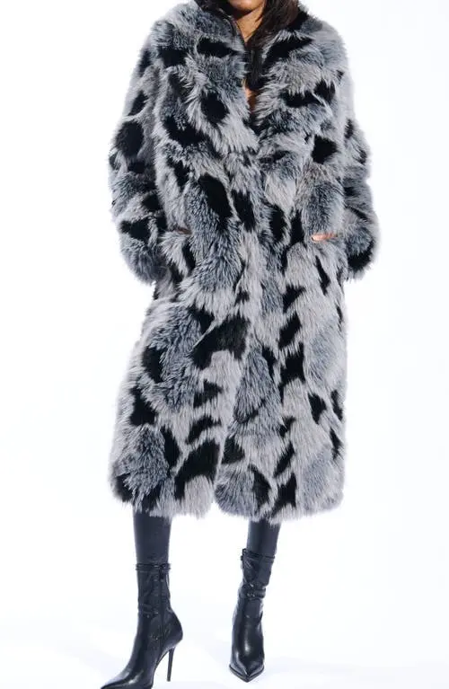 AZALEA WANG Adria Faux Fur Coat