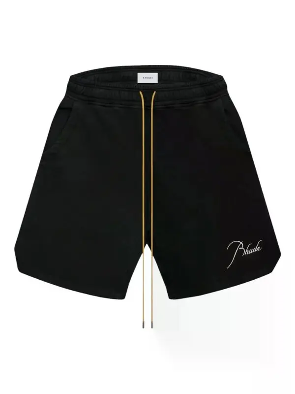 Rhude Logo-embroidered Drawstring Shorts
