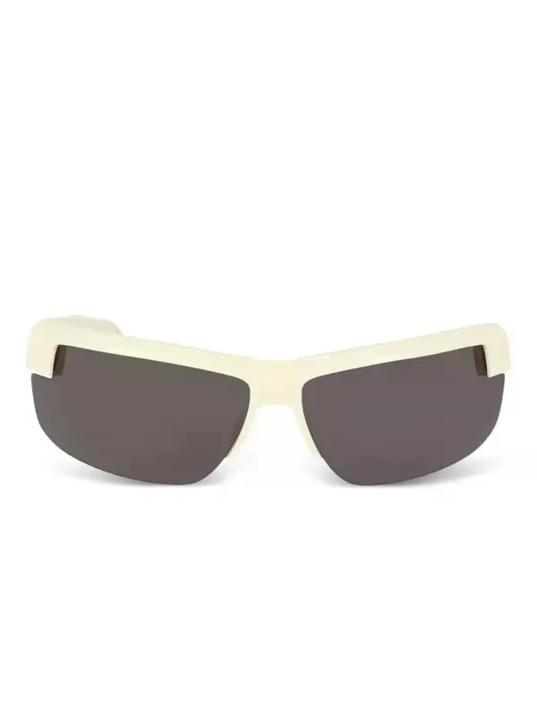 Off-White Shield Frame Sunglasses - White