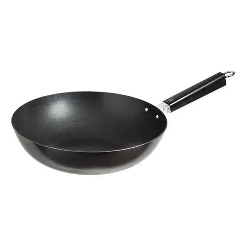 JOYCE CHEN Carbon Steel Excalibur Nonstick Stir Fry Pan With Phenolic Handle - Black