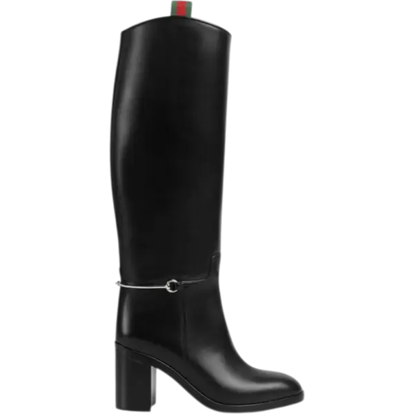 Gucci Leather Boot With Horsebit