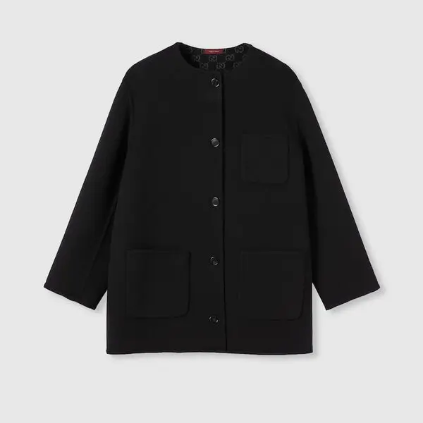 Gucci Reversible Wool Silk Jacket