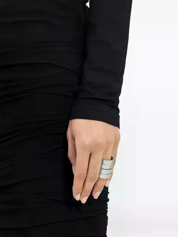 MAISON MARGIELA Number-engraved Stacked Rings