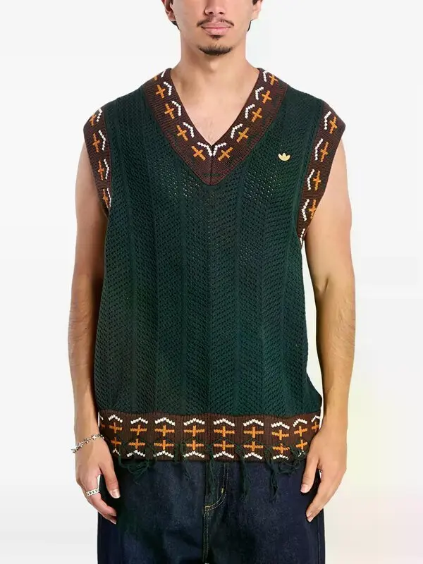 Adidas X Clot Knit Vest - Green