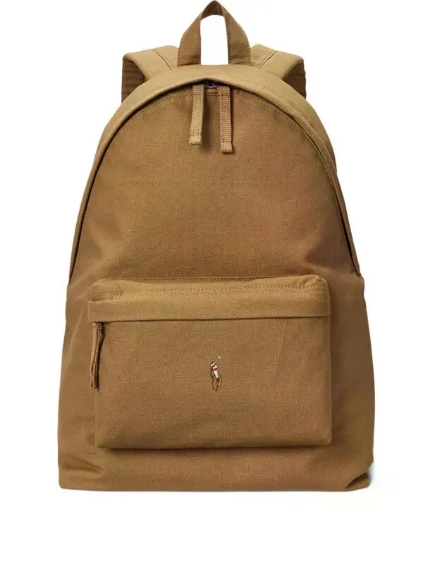Polo Ralph Lauren Large Canvas Backpack - Brown